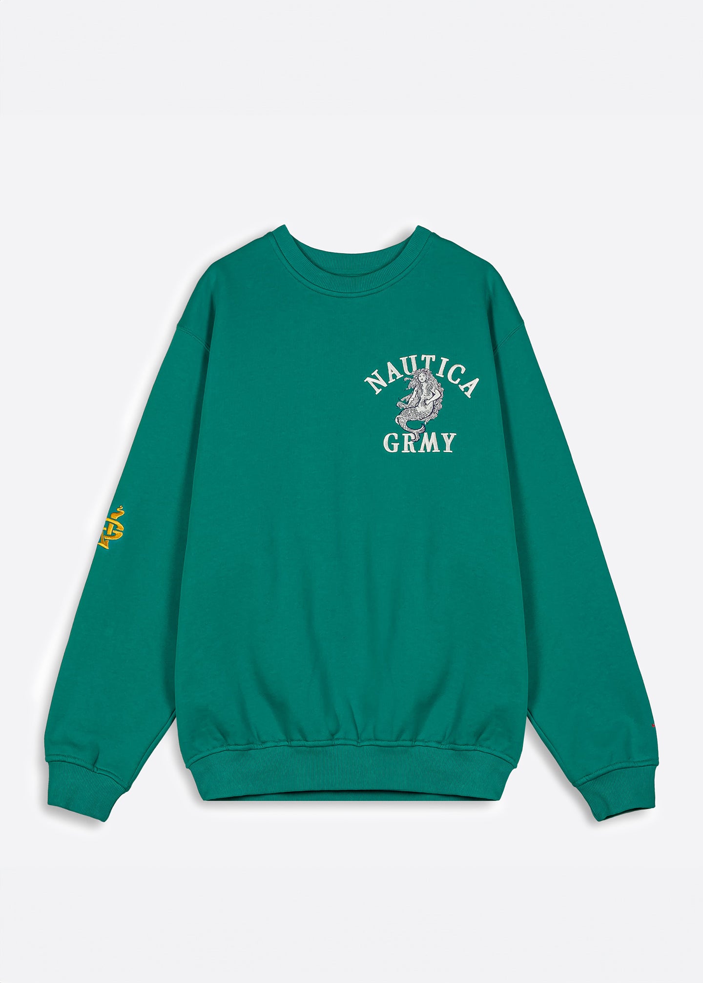 Nautica x GRMY Mighty Harmonist Vintage Crewneck - Green Nautica x GRMY Mighty Harmonist Vintage Crewneck - Green